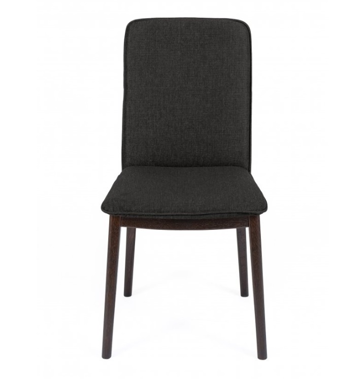 Ēdamistabas krēsli Adra - Ozola masīvkoka krēsli ar audumu apdari.